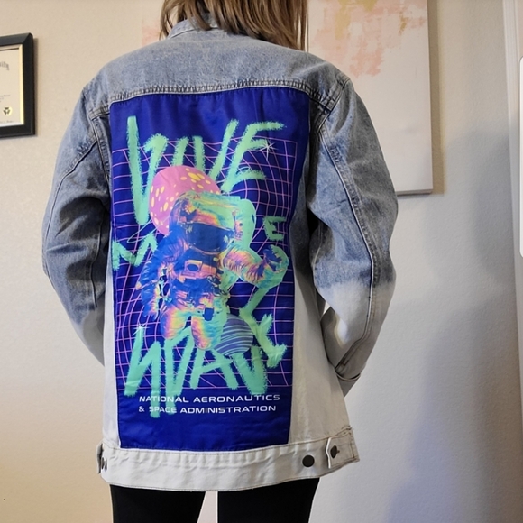 Hyper Space | Jackets & Coats | Mens Give Me Space Bleach Dip Jean ...